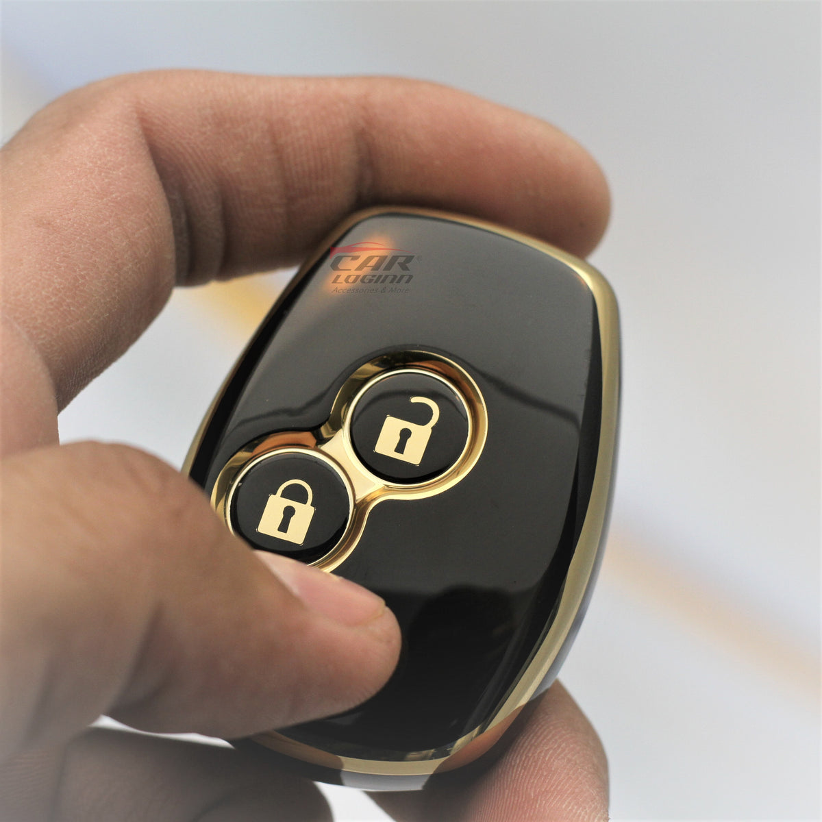TPU Car Key Cover Fit for Renault Duster | Nissan Terrano 2 Button Key ...