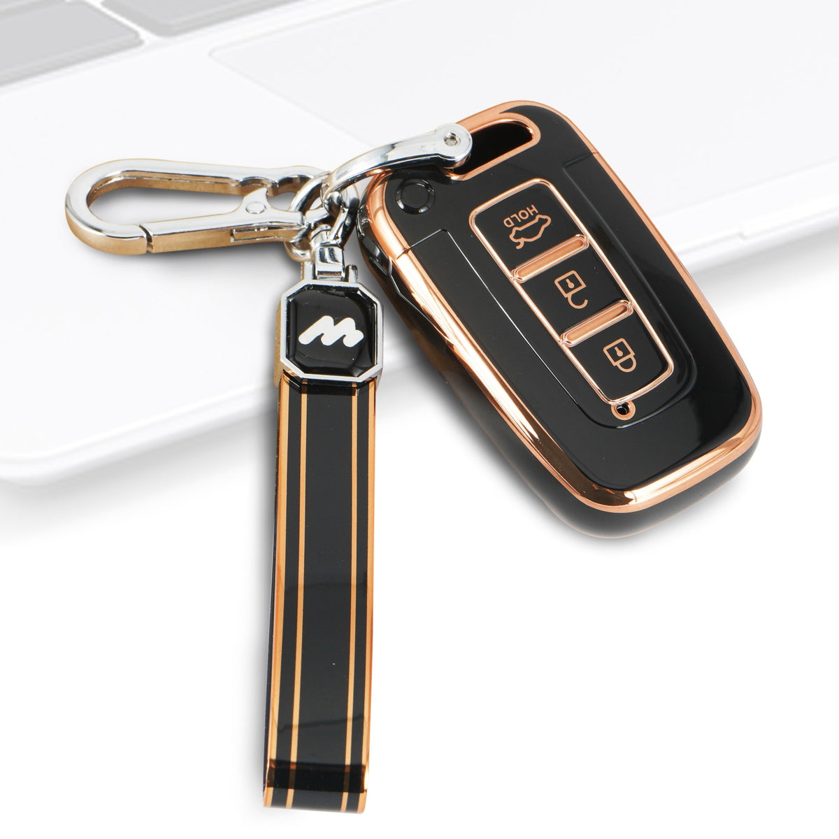 TPU Car Key Cover Fit for Hyundai Elentra | Old Verna | Old i20 Push B ...
