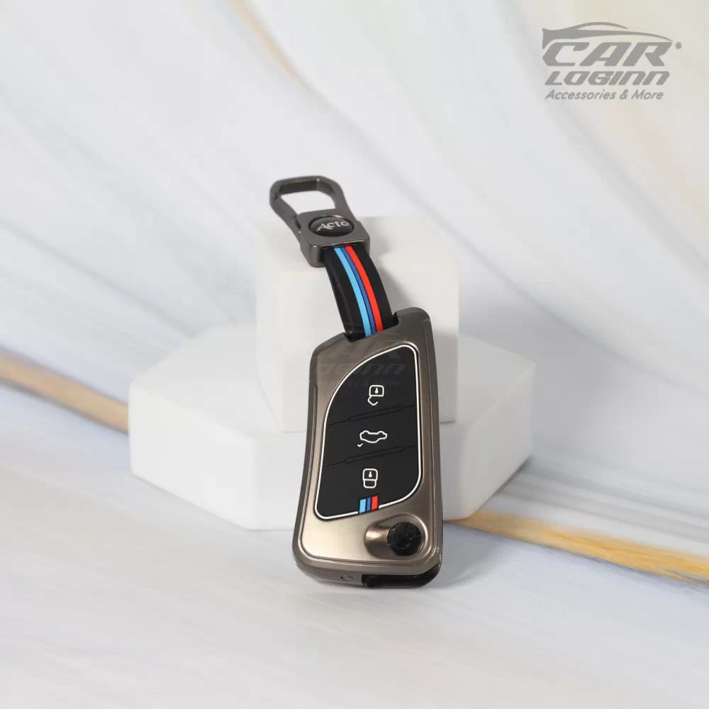 Metal Silicon Key Cover Fit for LX-B30 Model Universal Flip Key (After ...
