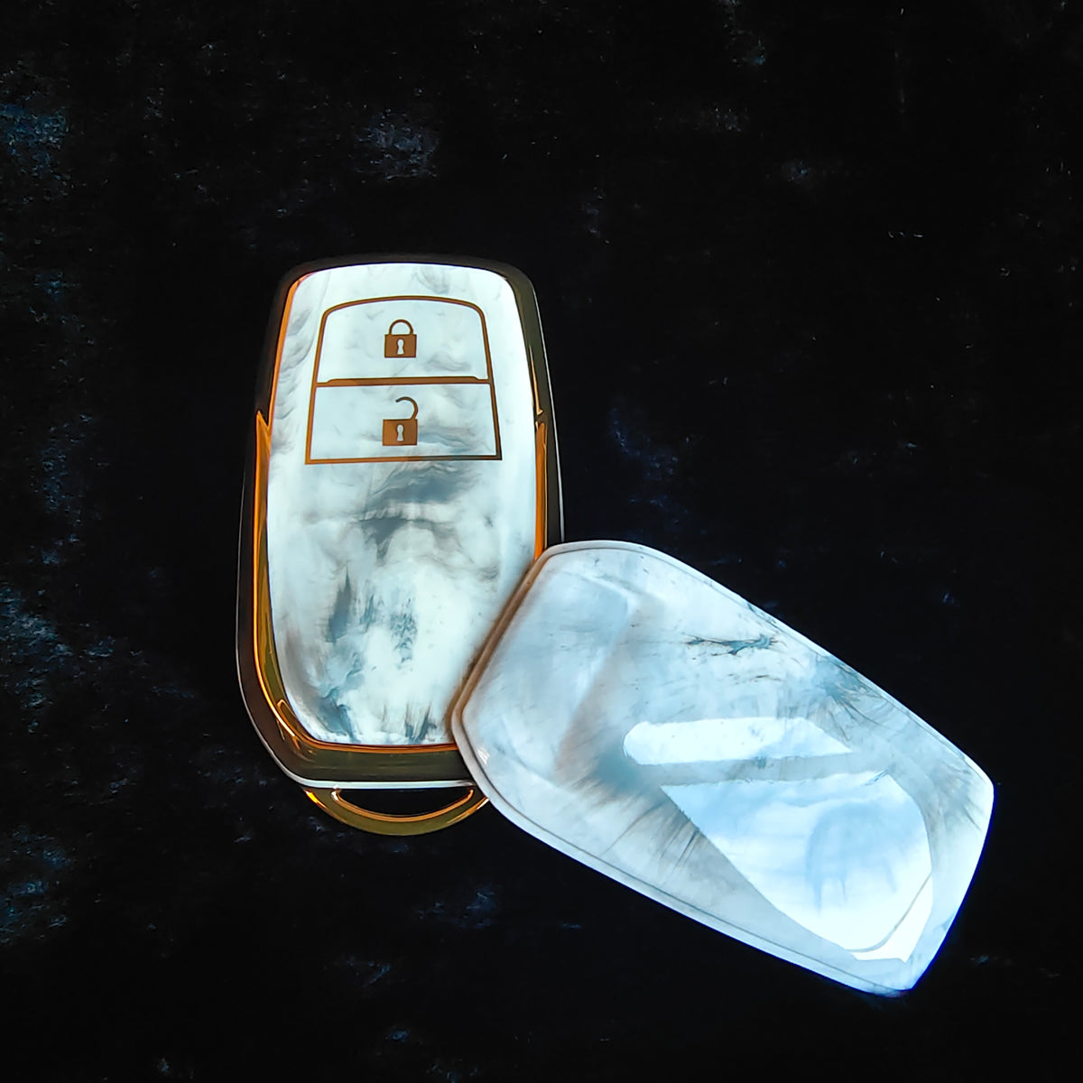 MARBLE TPU Car Key Cover Fit for Toyota Innova Hycross | Fortuner | In ...