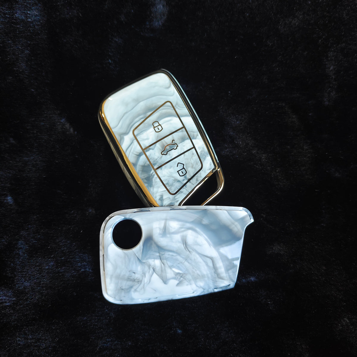 MARBLE TPU Car Key Cover Fit for Skoda Slavia | Kushaq | Superb | Kodi ...