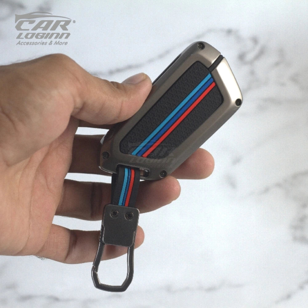 Metal Silicon Car Key Cover Fit for Skoda Octavia | Volkswagen Virtus ...