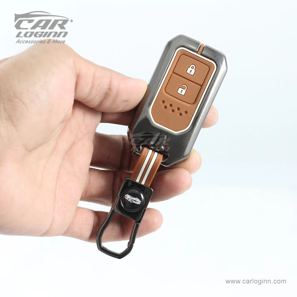 Zinc Alloy Metal Soft Silicon Key Case for Honda Amaze | Accord | Jazz ...