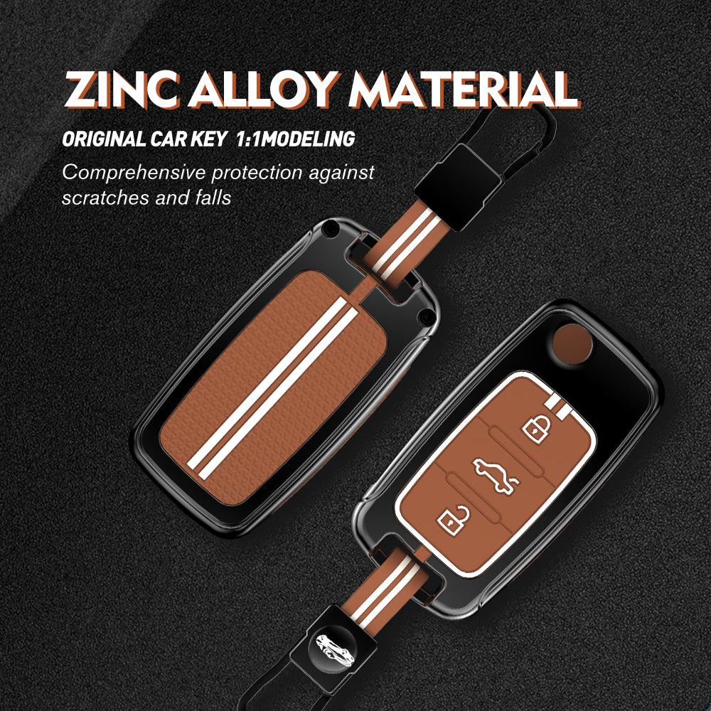 Zinc Alloy Metal Soft Silicon Key Case for Skoda Rapid | Yeti | Superb ...